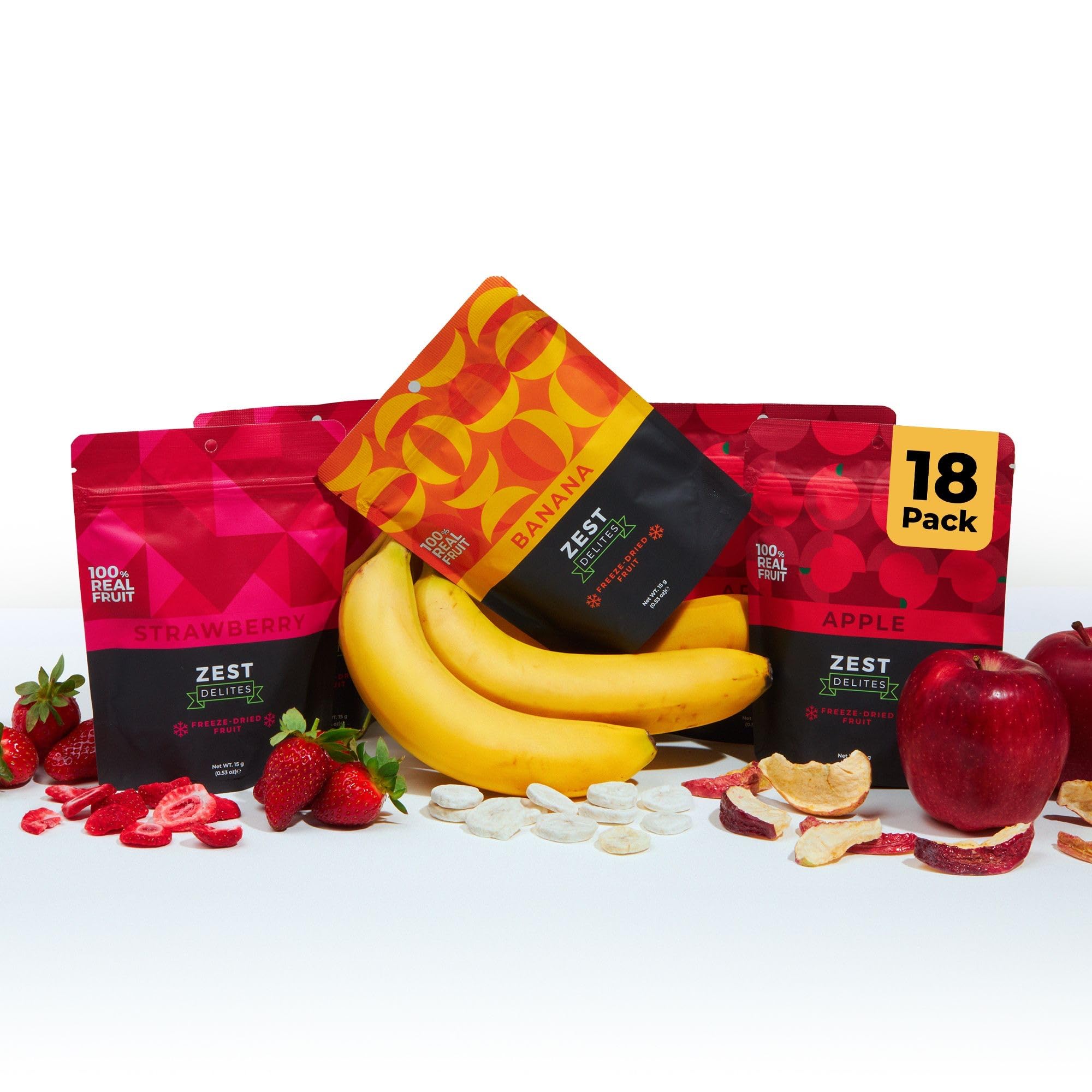Amazon.com: Freeze Dried Fruit by Zest Delites, Freeze Dried ...