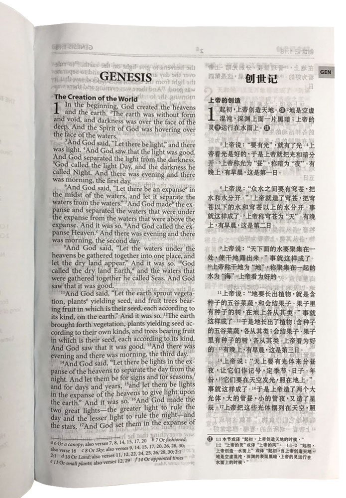 Snapklik.com : Bilingual English Chinese Holy Bible / English Standard Version - Revised Chinese ...