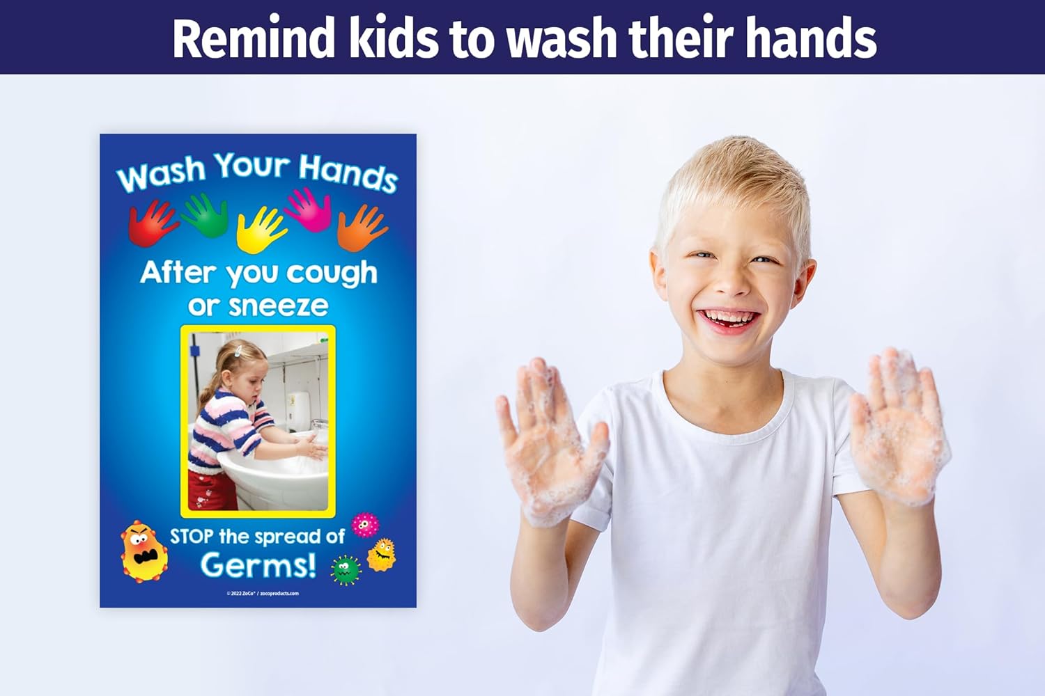 Educational Hand Washing Posters for Kids - Australia | Ubuy