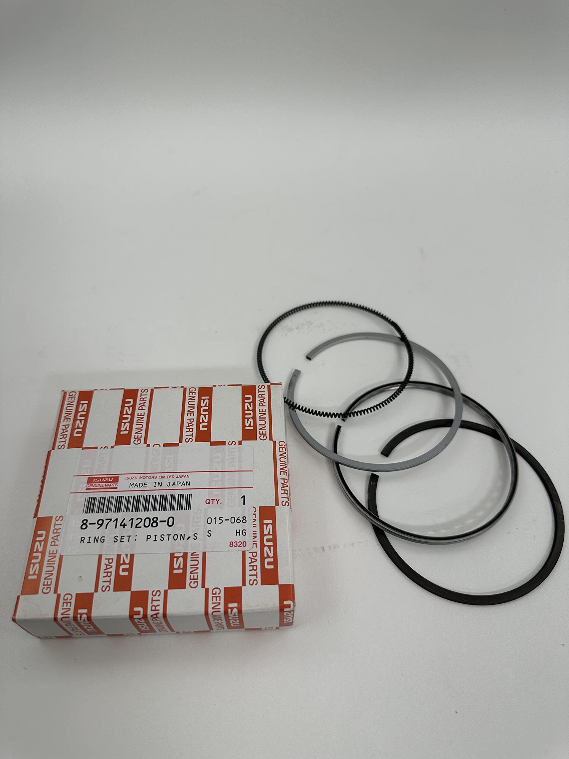 Amazon.com: Genuine Isuzu 8-9714-1208-0 Piston Ring Set for 4LB1, 4LC1 ...