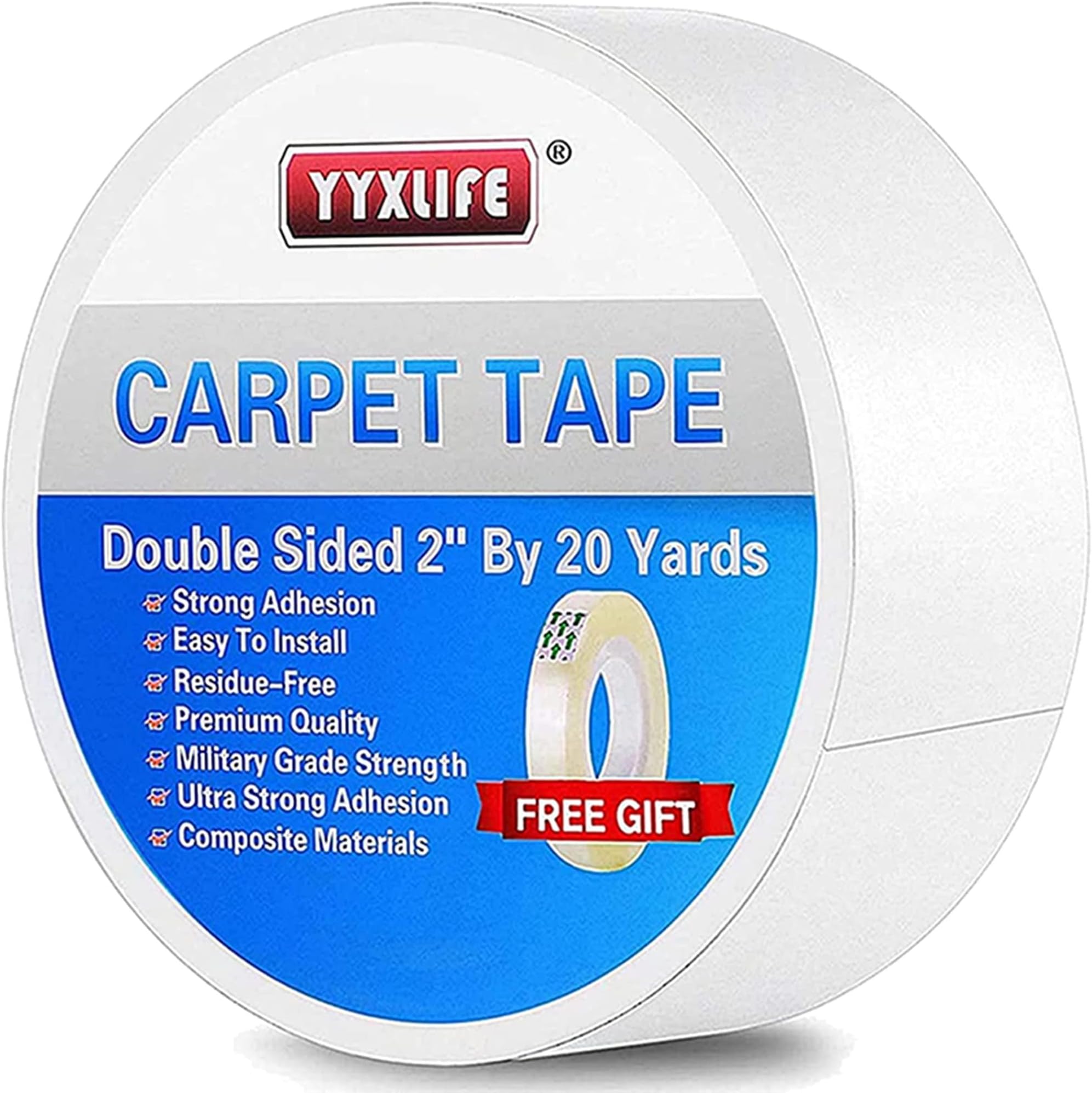 Amazon.com: Carpet Tape Double Sided - Rug Tape Grippers for Hardwood ...