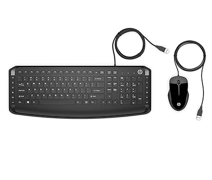 Amazon.in: Buy HP Pavilion Keyboard and Mouse 200/ 1600dpi/3 LED Green ...