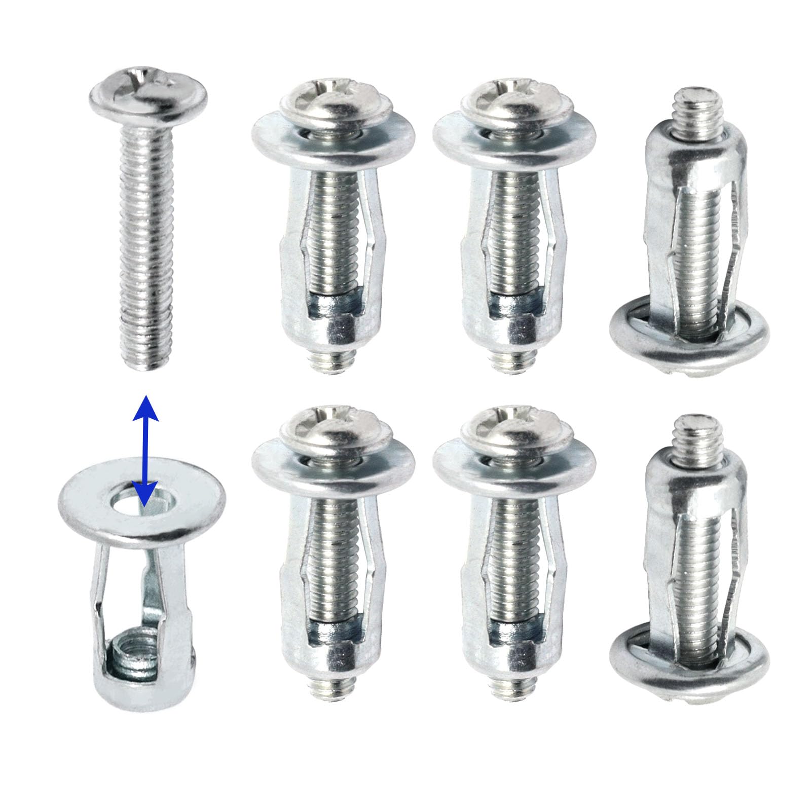 Snapklik.com : BENLIUDH 20pcs Hollow Wall Anchors For Thin Walls Heavy Duty