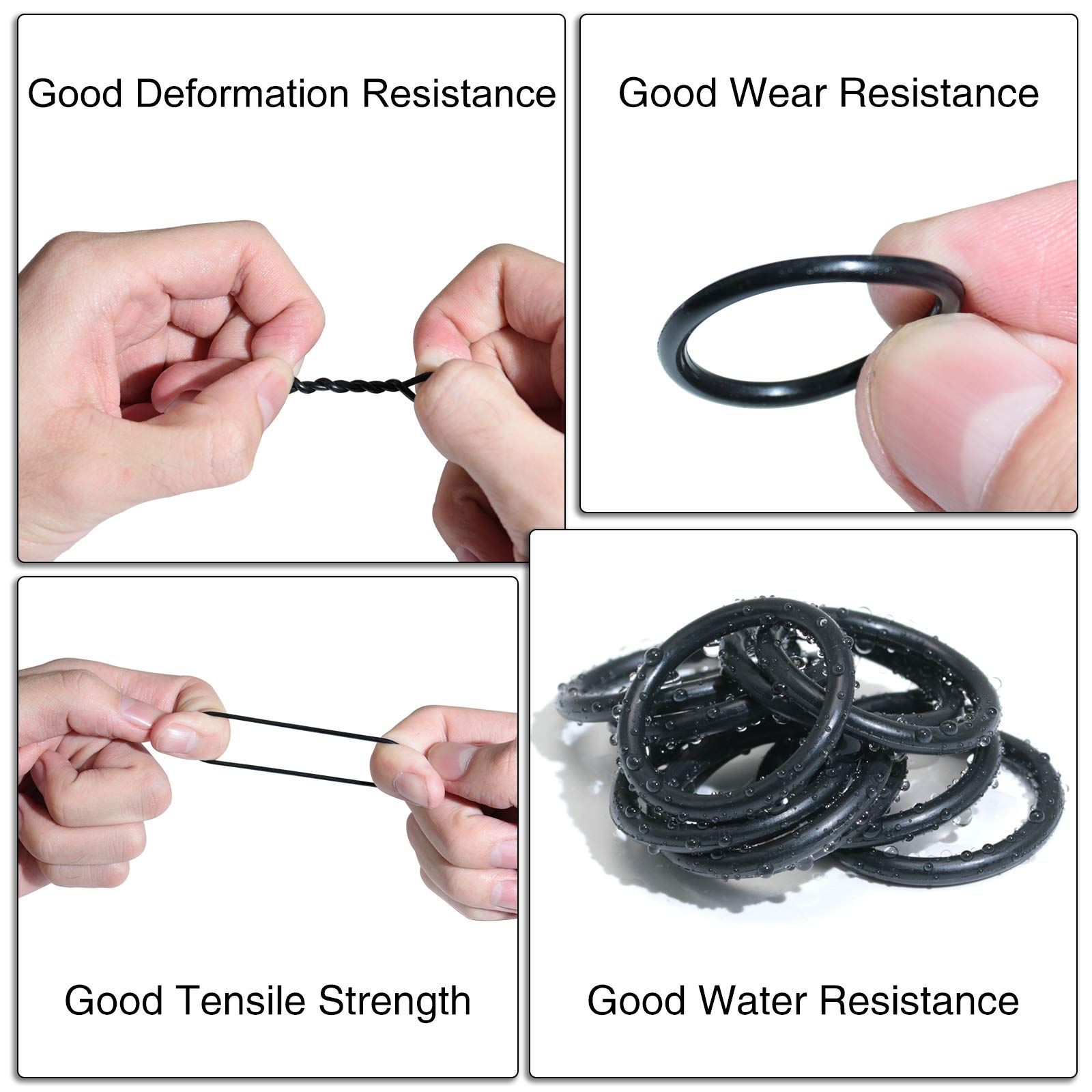 Boeray 740pc Universal O Rings Assortment in 24 Sizes with 4pc Tools ...