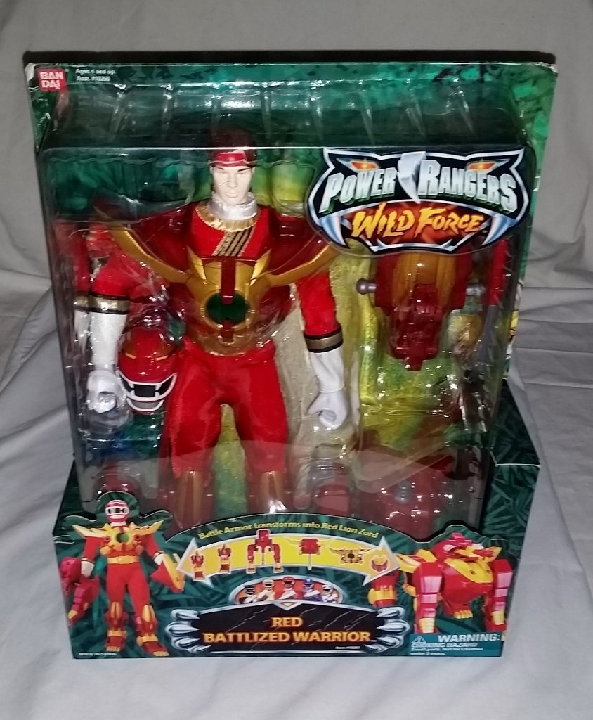 Power Rangers Wild Force Red Ranger Battlizer