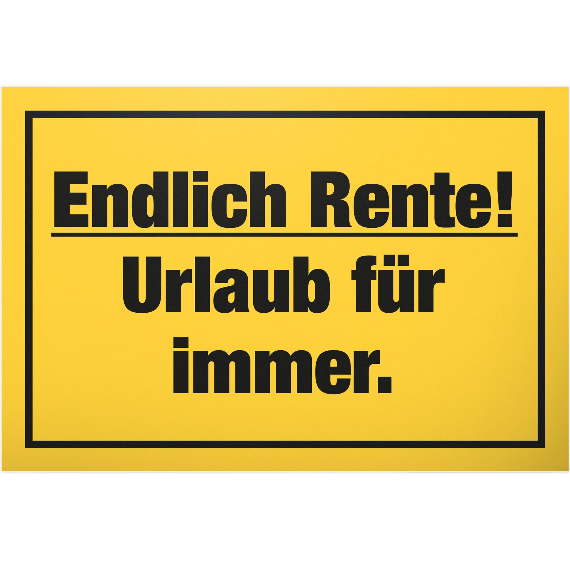 Amazon.de: DankeDir! Urlaub für immer - 30 x 20 cm Schild - Geschenk ...