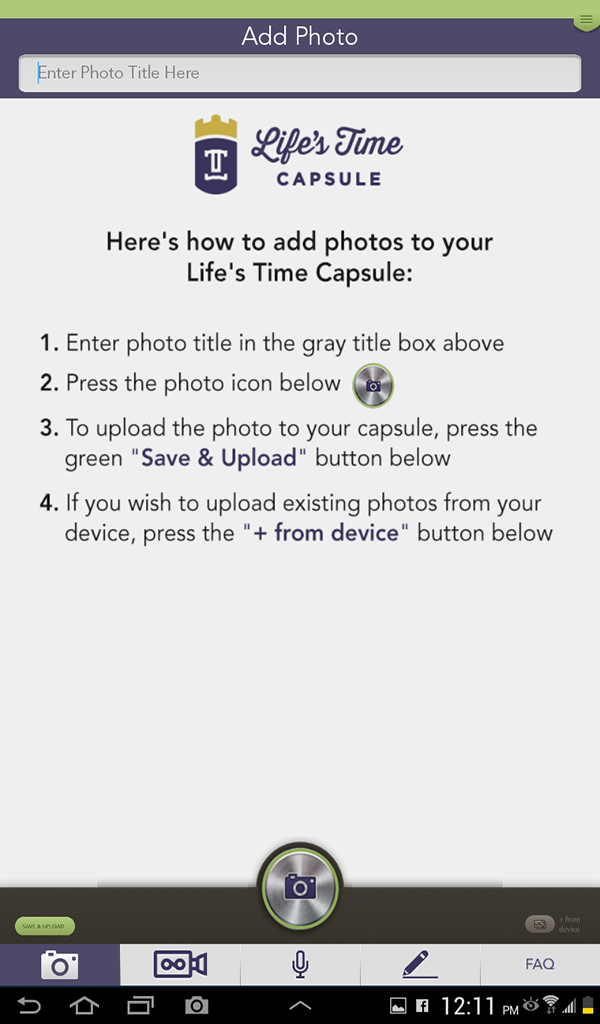 Life's Time Capsule - App on Amazon Appstore