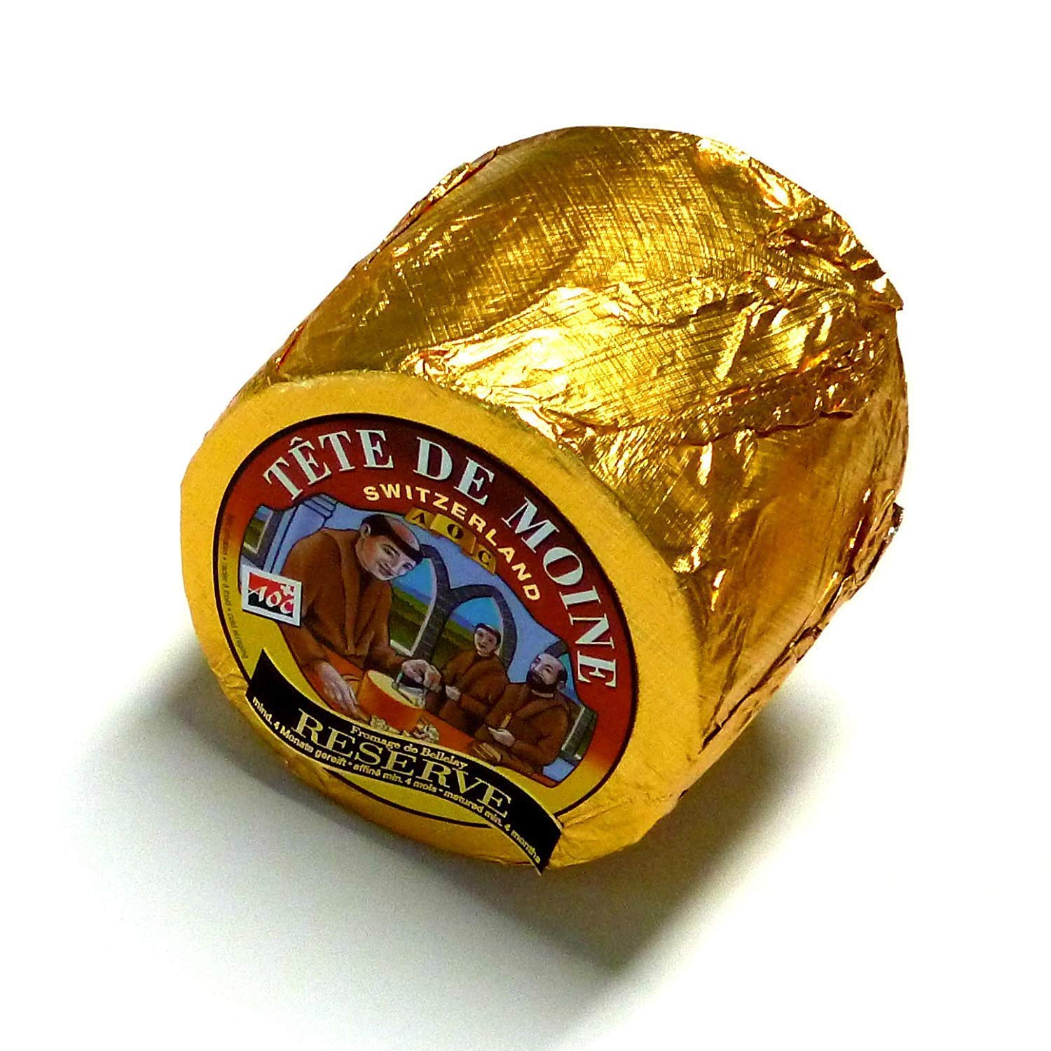 Tete De Moine Cheese Head Monk Classic And Reserve 3.5Lbs Two Whole ...