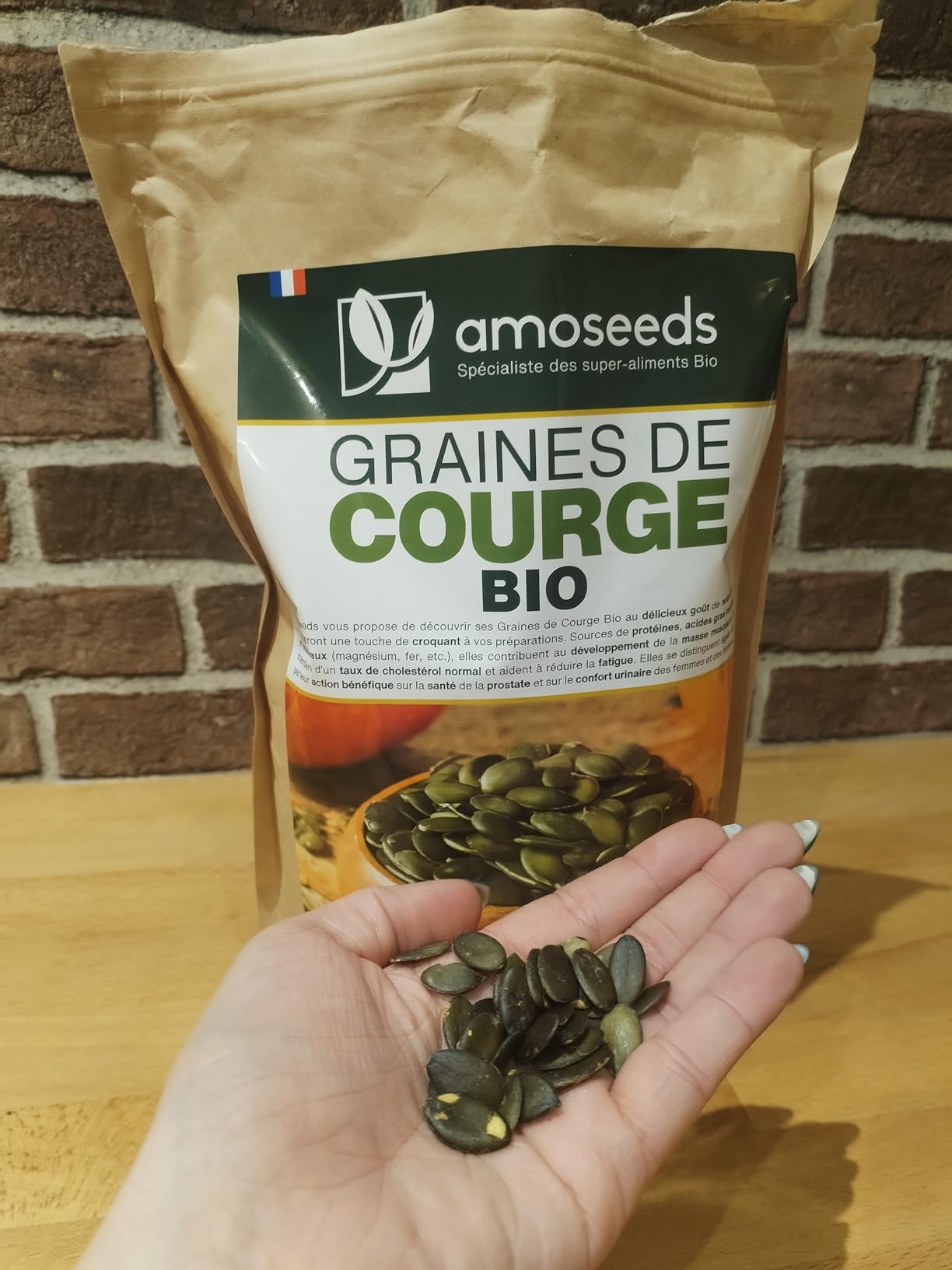 Graines de Courge Bio 1KG | Origine Europe | Cucurbita pepo | Non ...