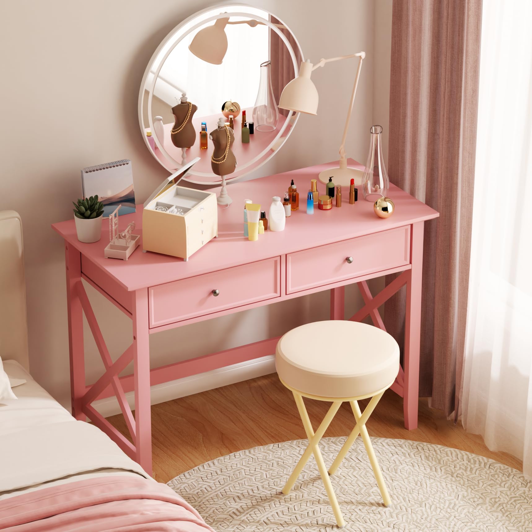 Cute Girly Computer Desk