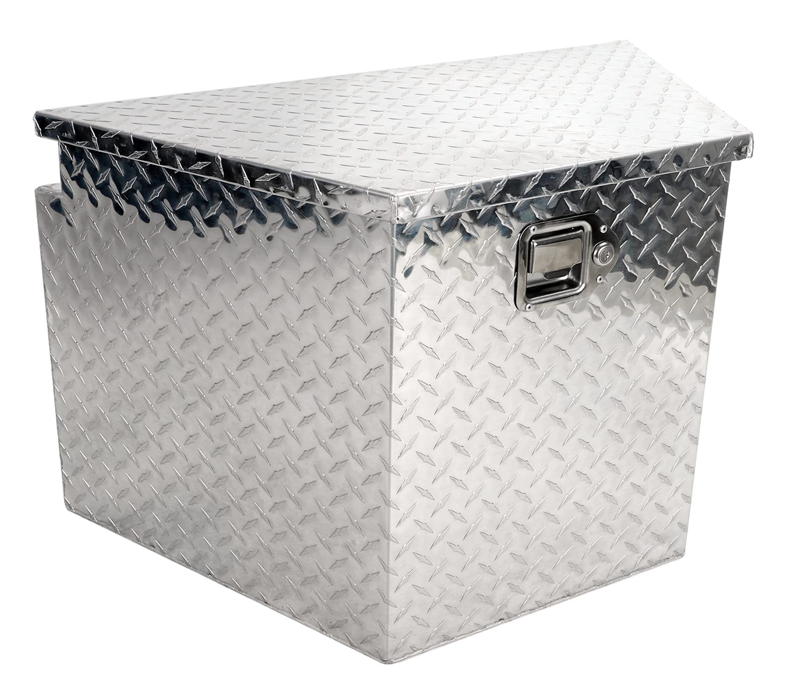 BLACKHORSE-RACING Heavy Duty Aluminum Trailer Tongue Tool Box for Pick ...