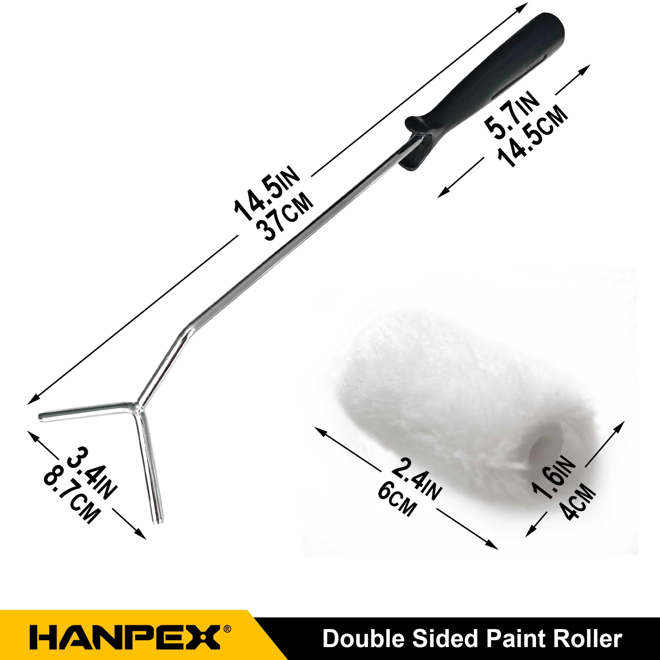 Snapklik.com : Small Double Paint Roller, Roller Brush, House Painting ...