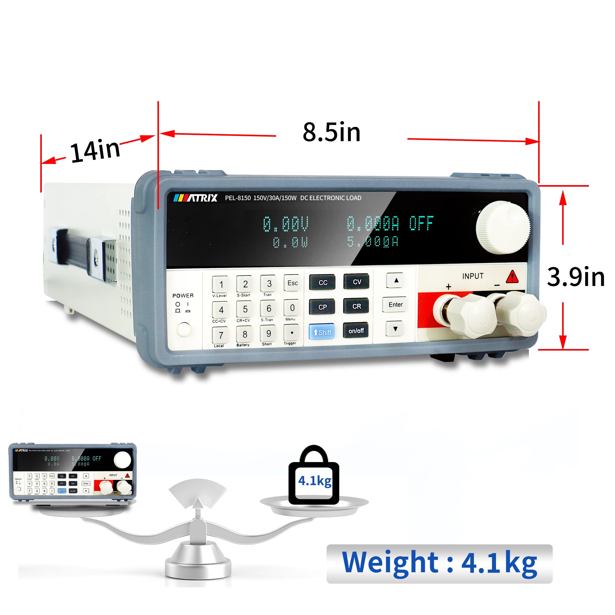 Buy MATRIX PEL8300 Single Channel Programmable Electronic Load 300W ...