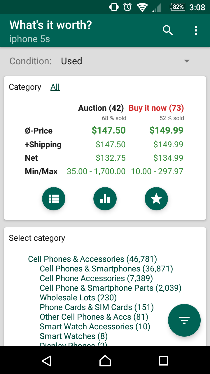 What's it worth on eBay? FREE - App on Amazon Appstore