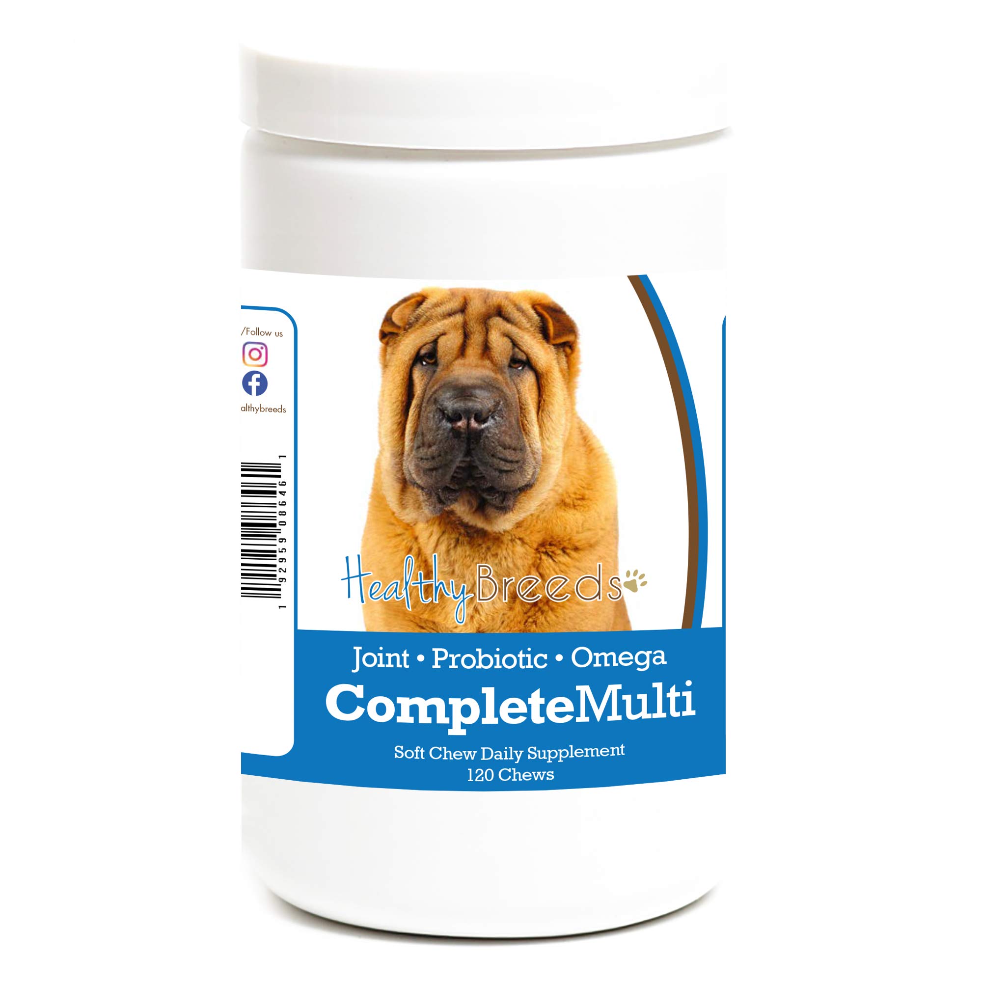 Amazon.com : Healthy Breeds Chinese Shar Pei All in One Multivitamin ...