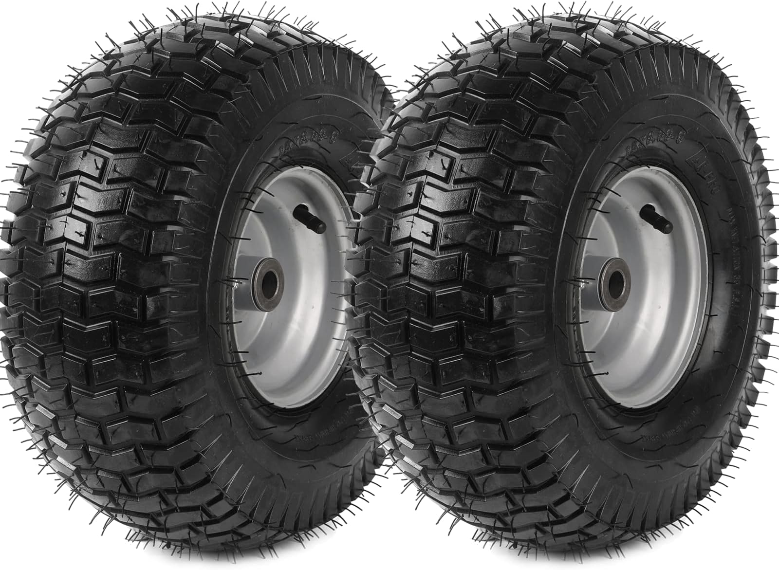 Amazon.com: Antego Tire & Wheel Set of 2-15x6.00-6 Assembly with .75" Precision Ball Bearings ...