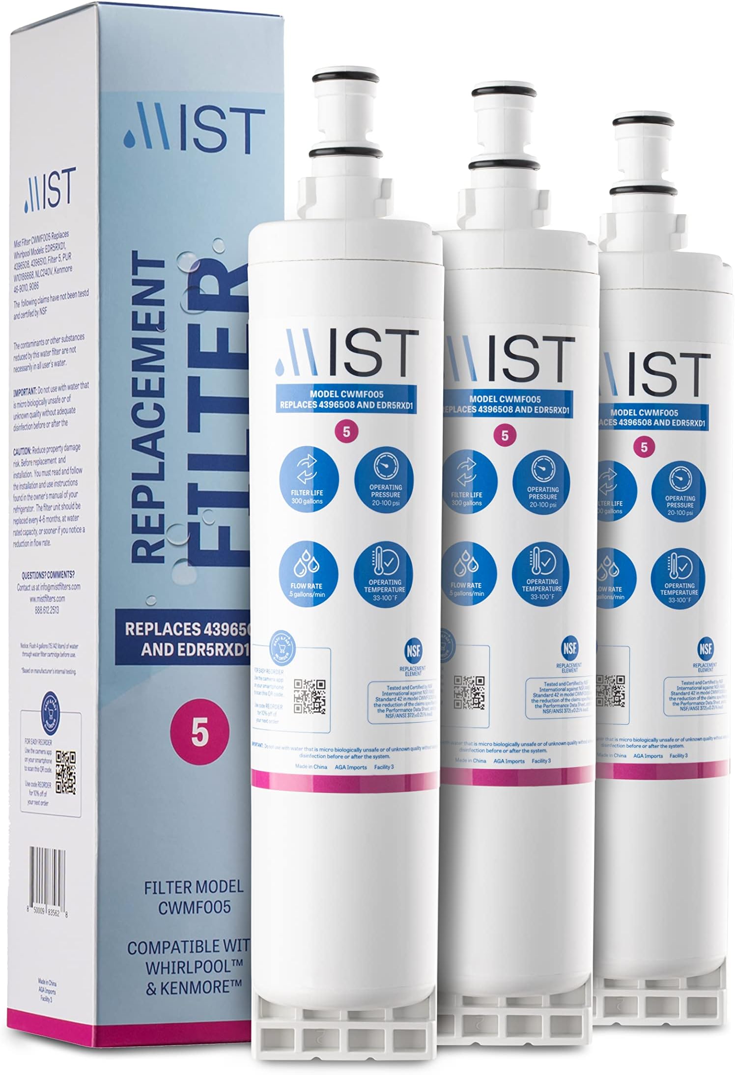 Amazon.com: Waterdrop Refrigerator Water Filter, Replacement for Bosch ...