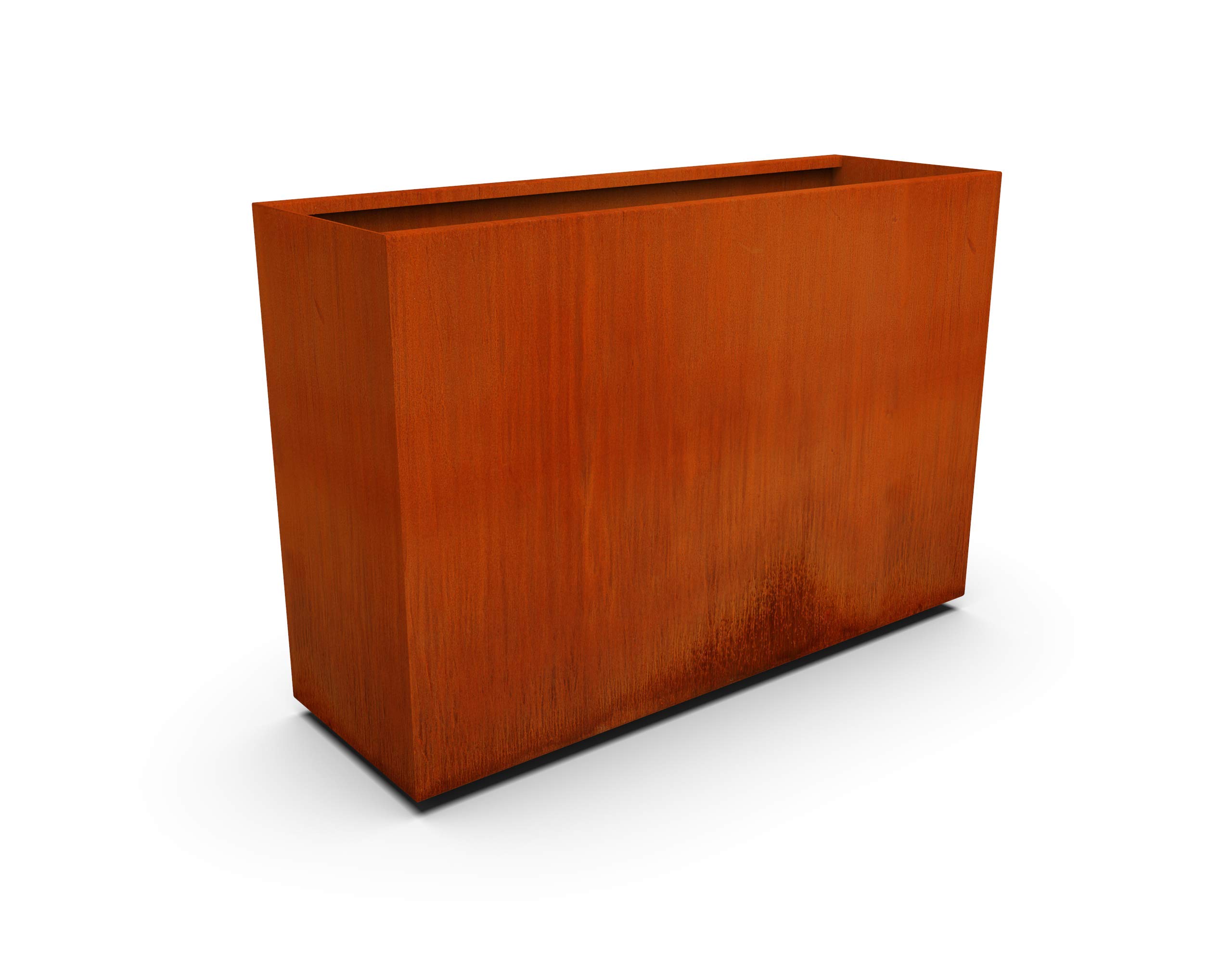 Buy ERCRAFT Corten Steel Metal er Box, Rectangular Sizes, Modern Garden ...