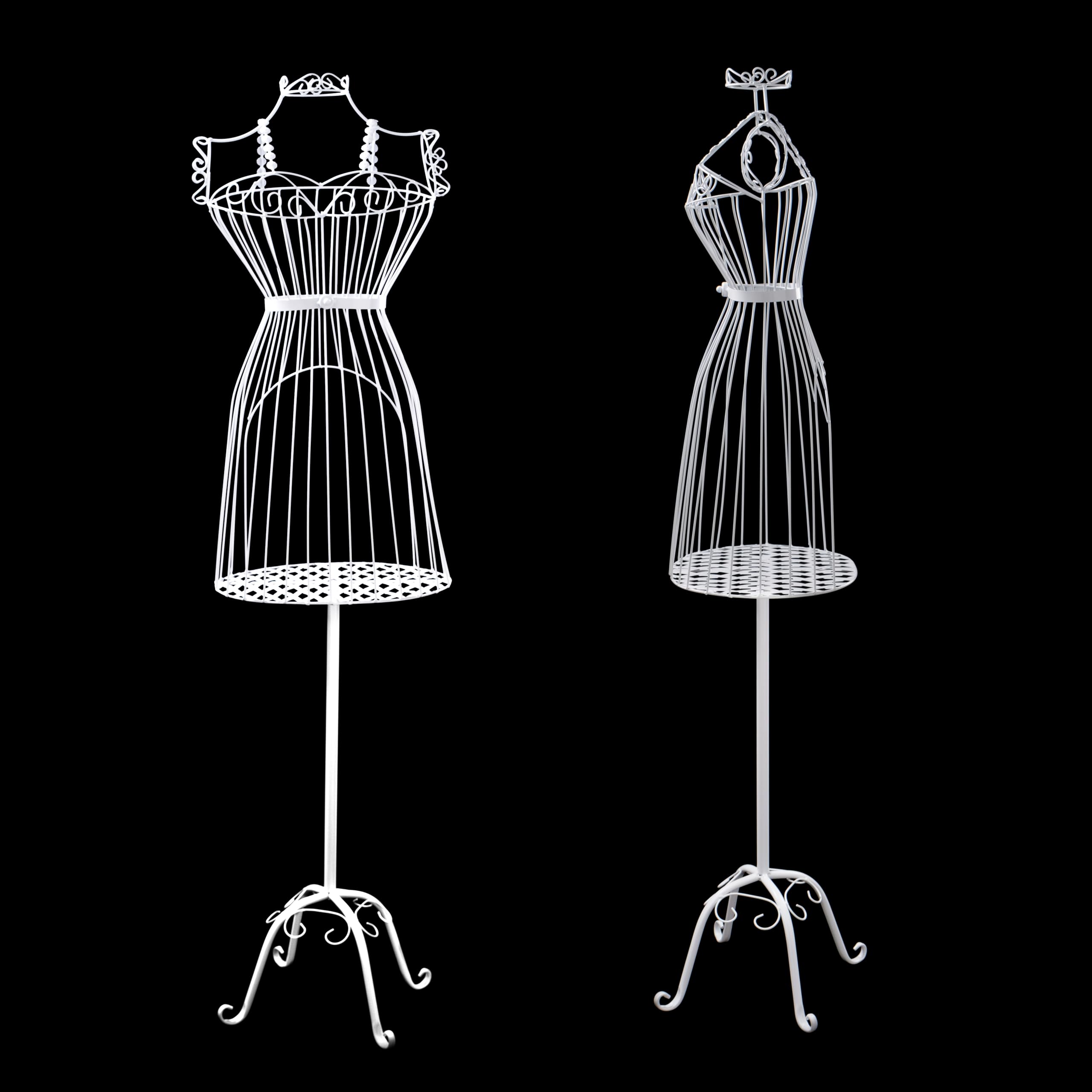 Wire Dress Mannequin Antique Industrial Wire Dress Form Mannequin