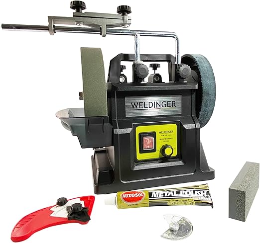 WELDINGER Nass- Schleifmaschine NSM 200 vario 90 W Drehzahl regelbar ...