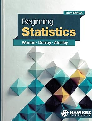 Amazon.com: Beginning Statistics 3e Textbook: 9781642771114: Warren ...