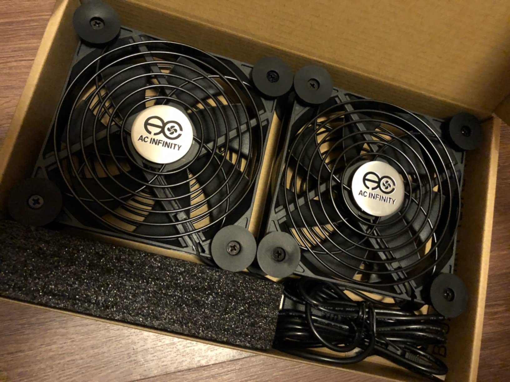 Amazon.co.jp: AC Infinity MULTIFAN S7 Quiet, 2-in-1 Set, 4.7 inches ...