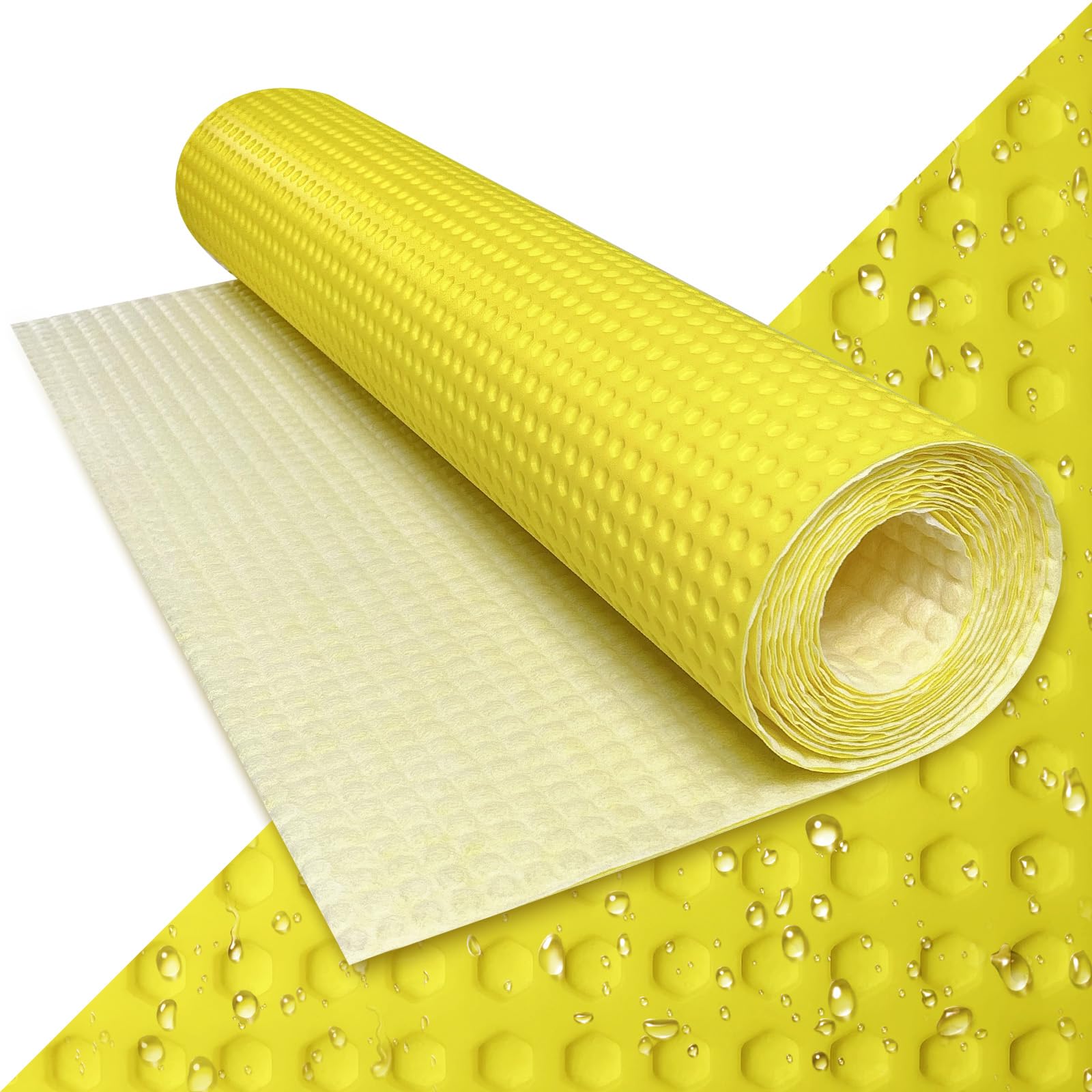 MAXKOSKO 108 Sq.Ft. uncoupling Membrane for Tile, 1/8''(3mm) Thick ...