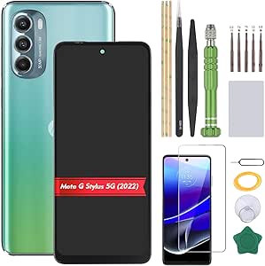 Amazon.com: YHXMARSCAN Screen for Motorola Moto G Stylus 5G 2022 Screen Replacement Touch ...