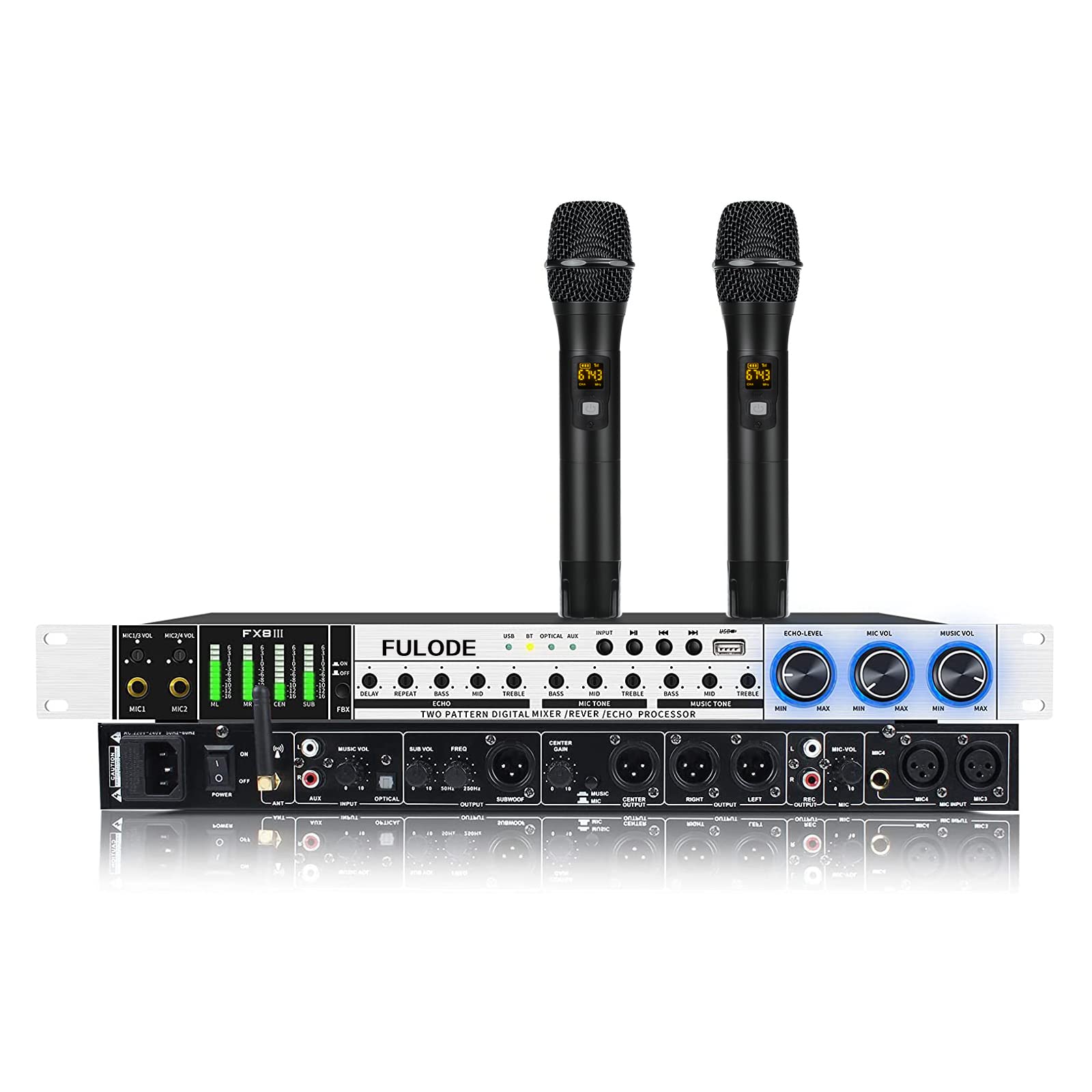Snapklik.com : FULODE FX8-PRO Professional KTV Wireless Microphone ...