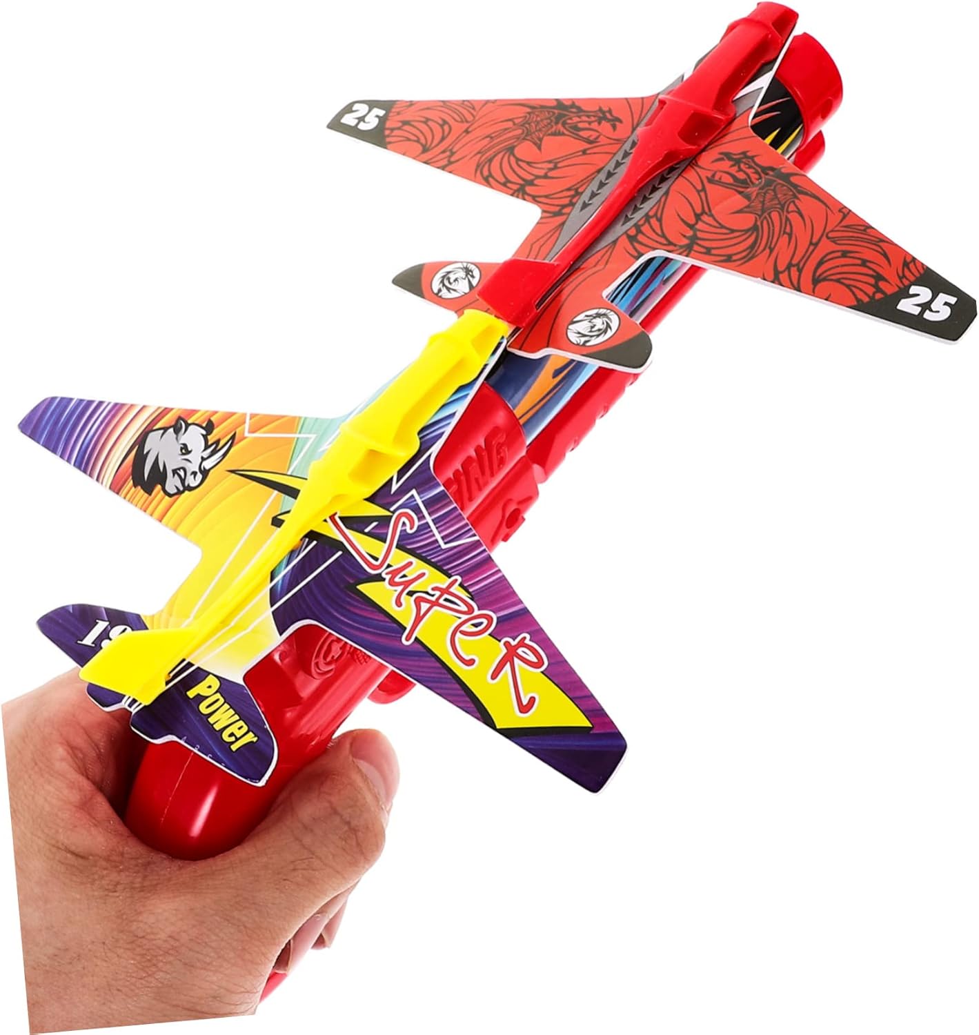 BCOATH 1 Set Catapult Bubble Plane Foam Planes for Kids UFO Plastic ...