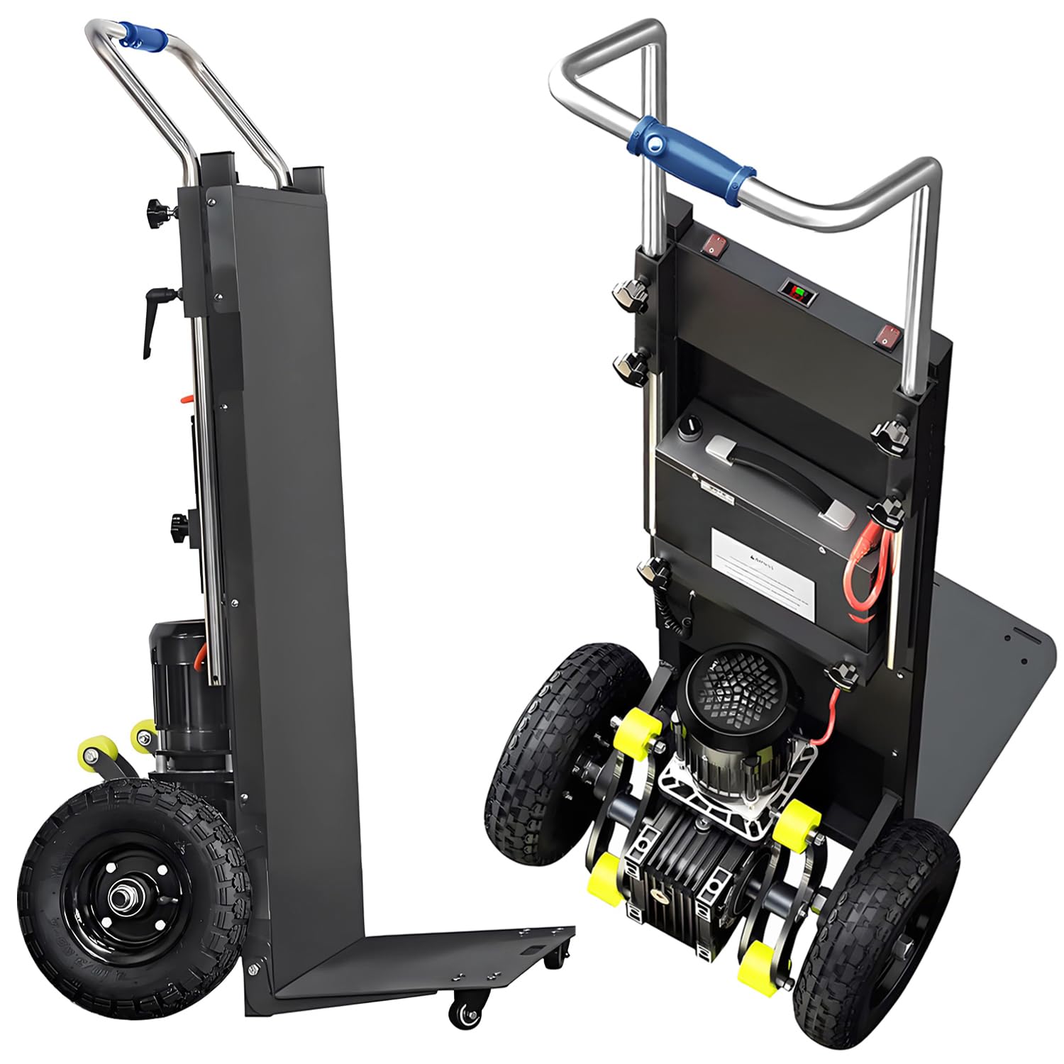 Electric Stair Climbing Dolly Heavy Duty, 1200W Motorized Powered Stair ...