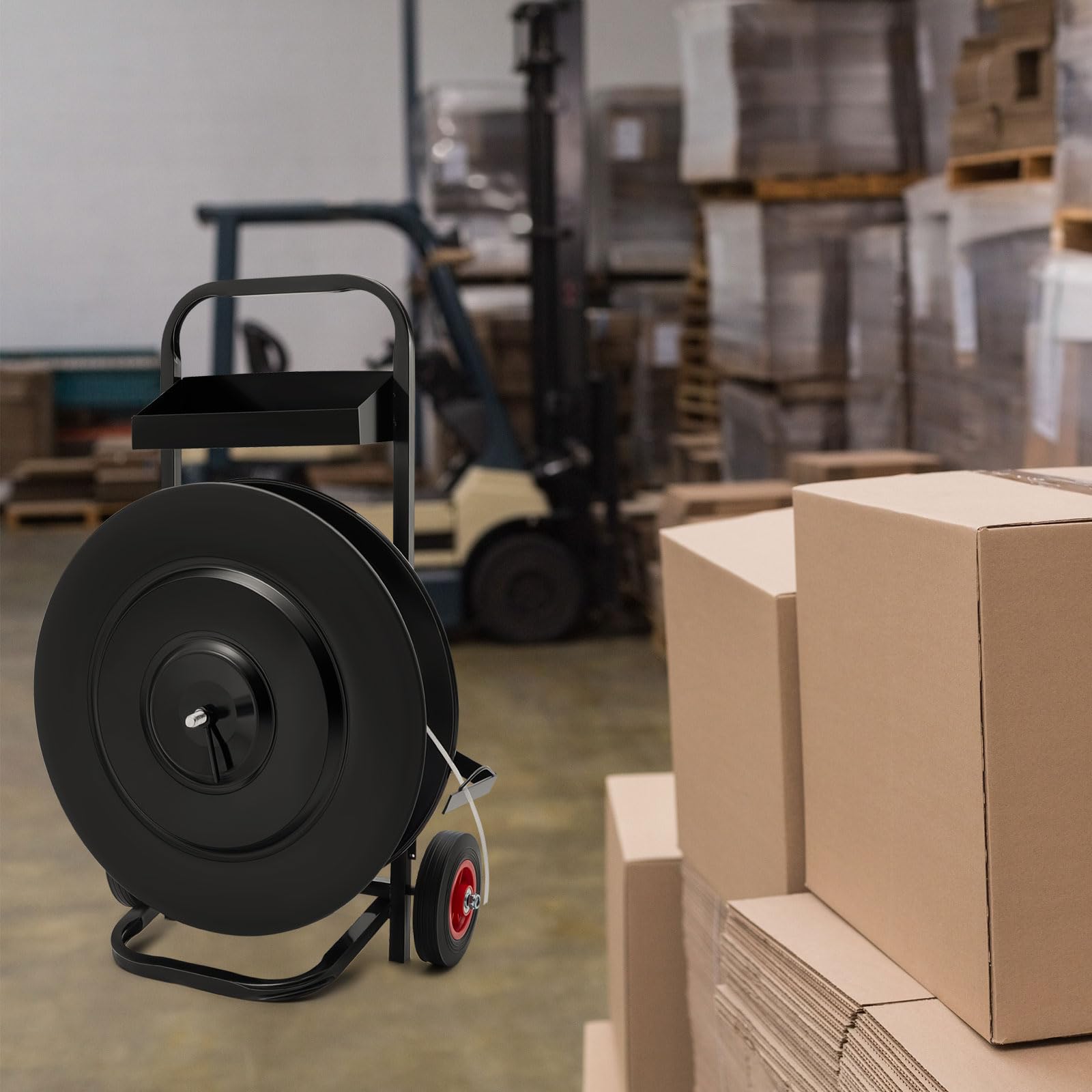 Snapklik.com : Heavy Duty Strapping Dispenser Strapping Deluxe Steel ...