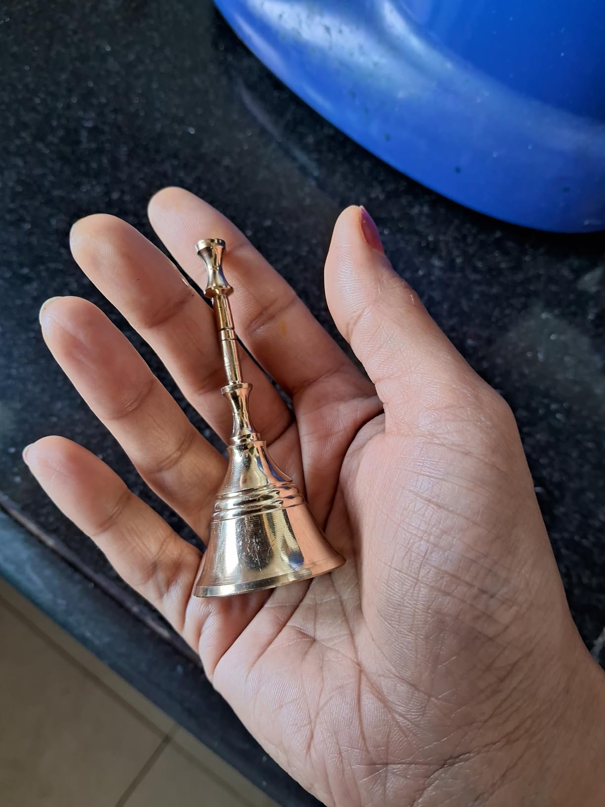 VR Creatives Aarti Brass Bell Pooja Ghanti Musical Instruments for Puja ...