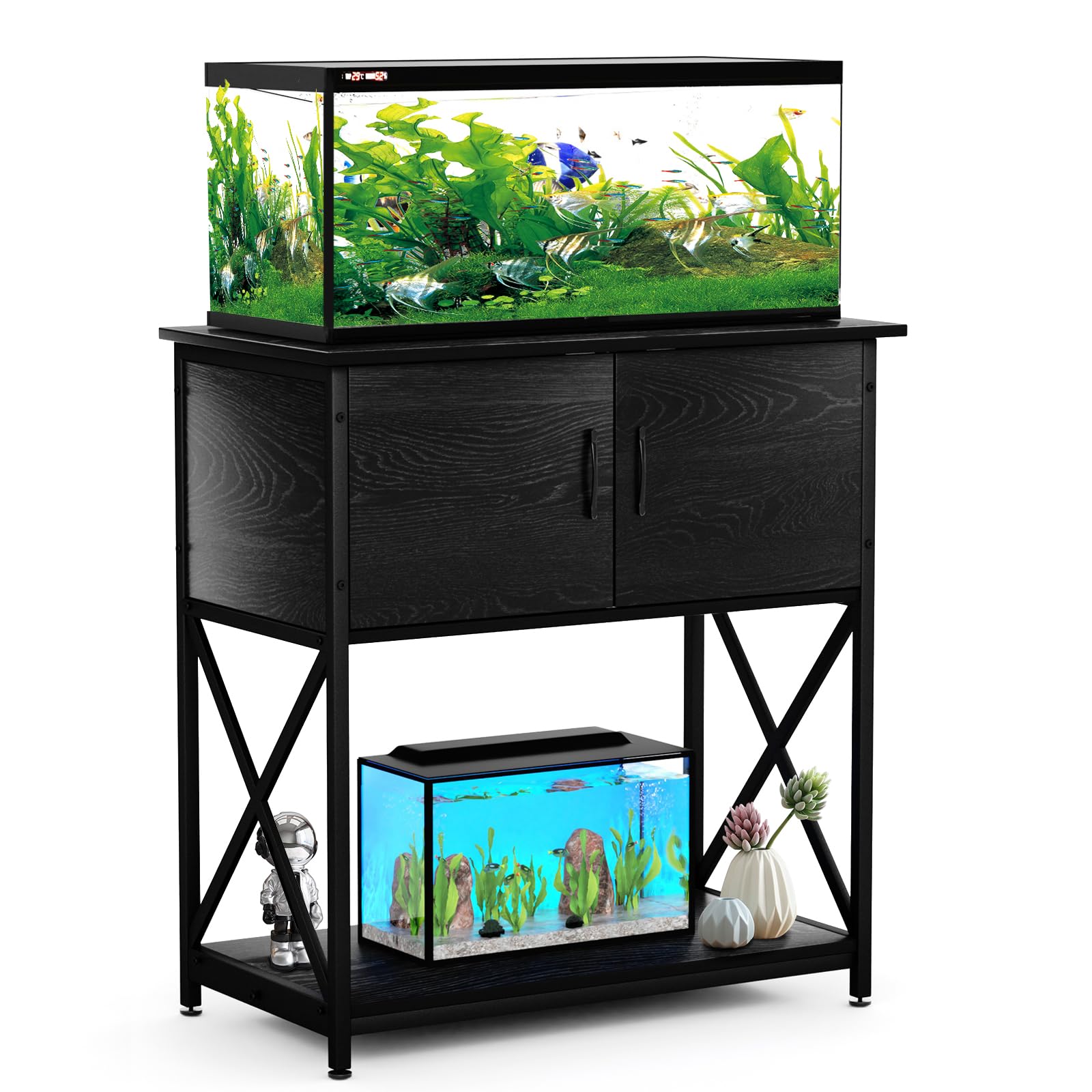 Amazon.com : 20-29 Gallon Aquarium Stand, Metal Stand Fish Tank Rack ...