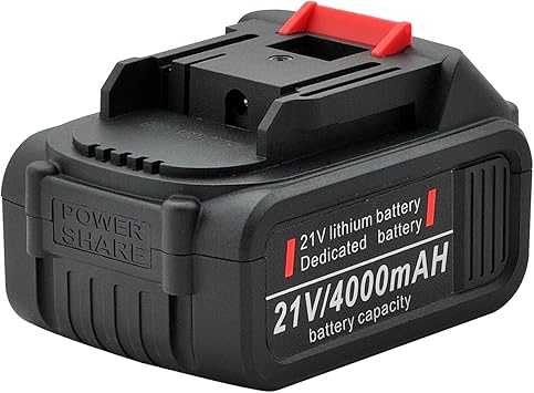 Amazon.com: MAXMAN 21V Lithium Batteries Replace Battery Black and Red ...
