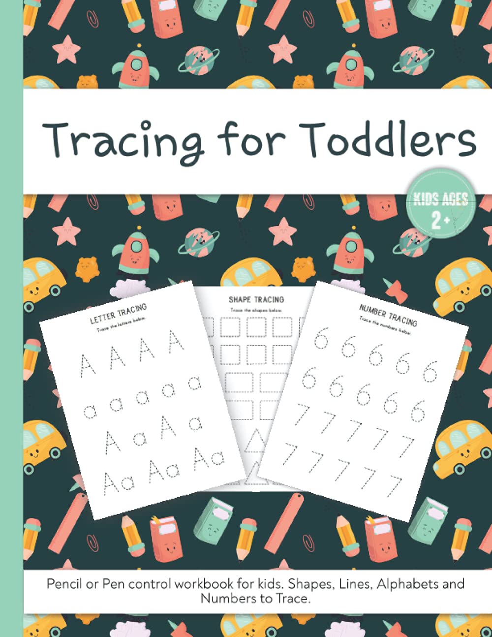 Tracing for toddlers: Pre-writing skills, Tracing Shapes, Lines ...