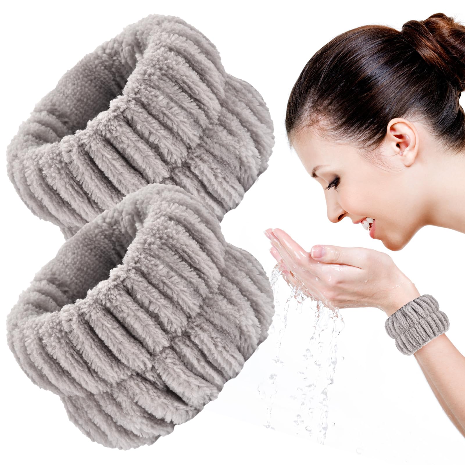 Amazon.com : 2pcs Wrist Bands for Washing Face Wash Wristbands Wrist ...