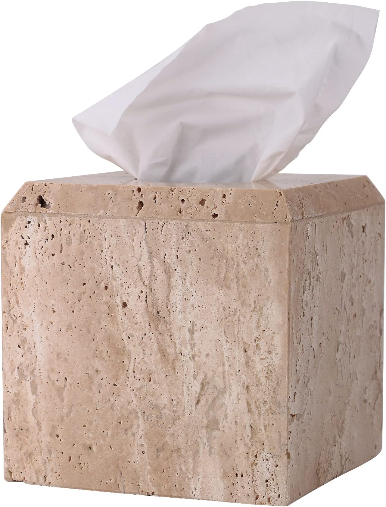 Amazon.com: Alabaster Tissue Box Cover, WHITE : Home & Kitchen