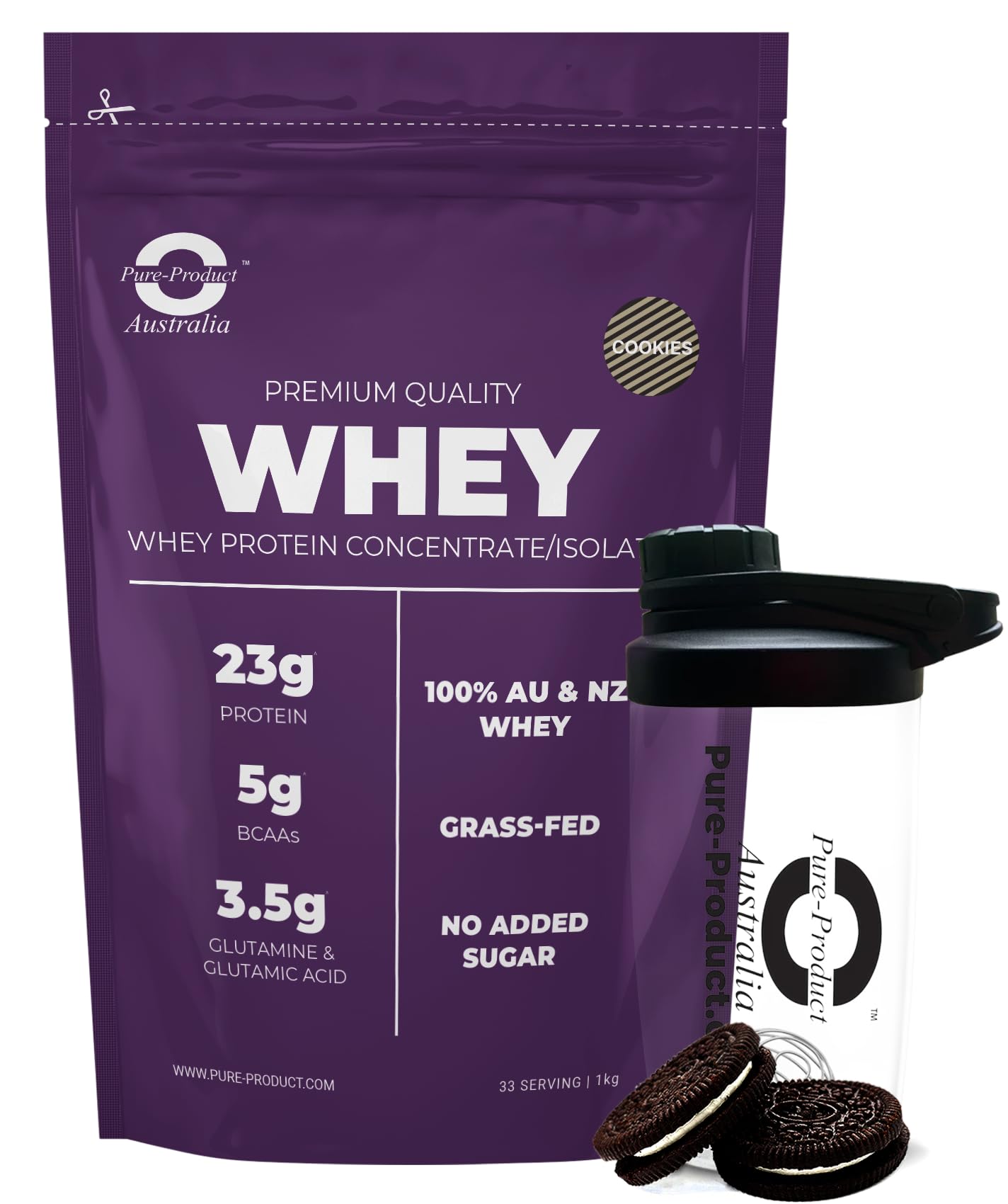 Amazon | Pure-Product Australia Whey Protein Isolate & Concentrate ...
