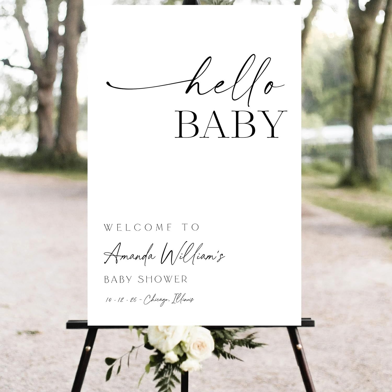 Printable Baby Shower Signs