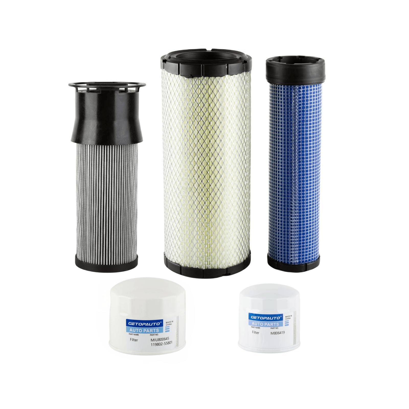 Amazon.com: GETOPAUTO RE68048 MIU800645 M806419 LVA13065 Filter Kit ...