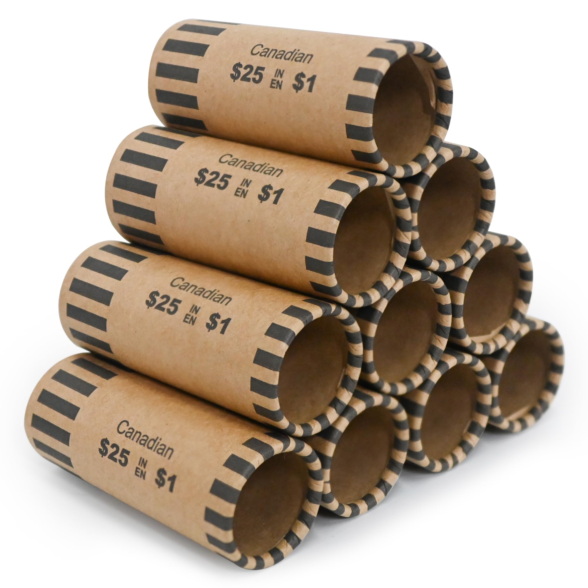 L LIKED 49 Pcs Preformed Loonie Coin Wrappers for Canadian Coins,1 ...