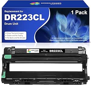 Amazon.com: DR223CL Drum Unit (Pack of 1) Replacement for Brother DR-223CL DR223 DR 223 Drum for ...