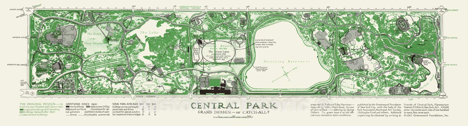 Central Park Map Printable Version
