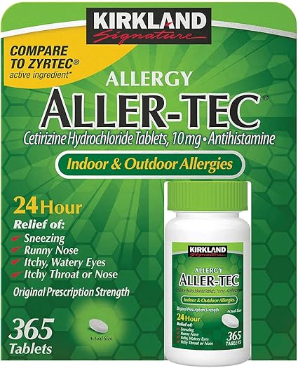 Amazon.com: Kirkland Signature Aller-Tec, 365 Tablets : Health & Household