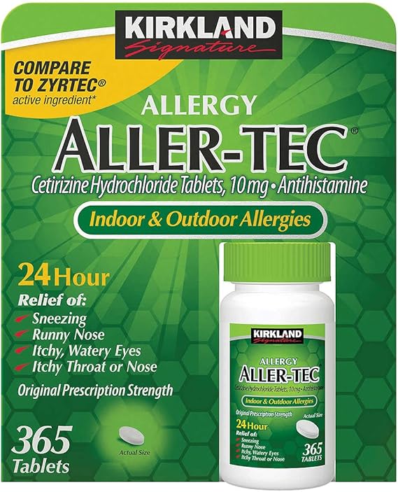 Amazon.com: Kirkland Signature Aller-Tec, 365 Tablets : Health & Household
