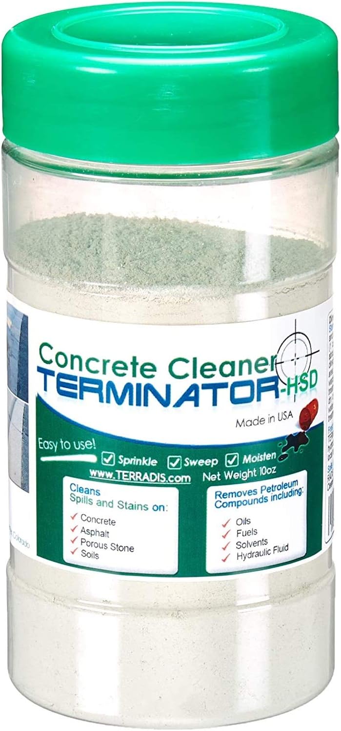 Amazon.com: Terminator-HSD Concrete Oil Stain Remover Eco-Friendly Bio ...