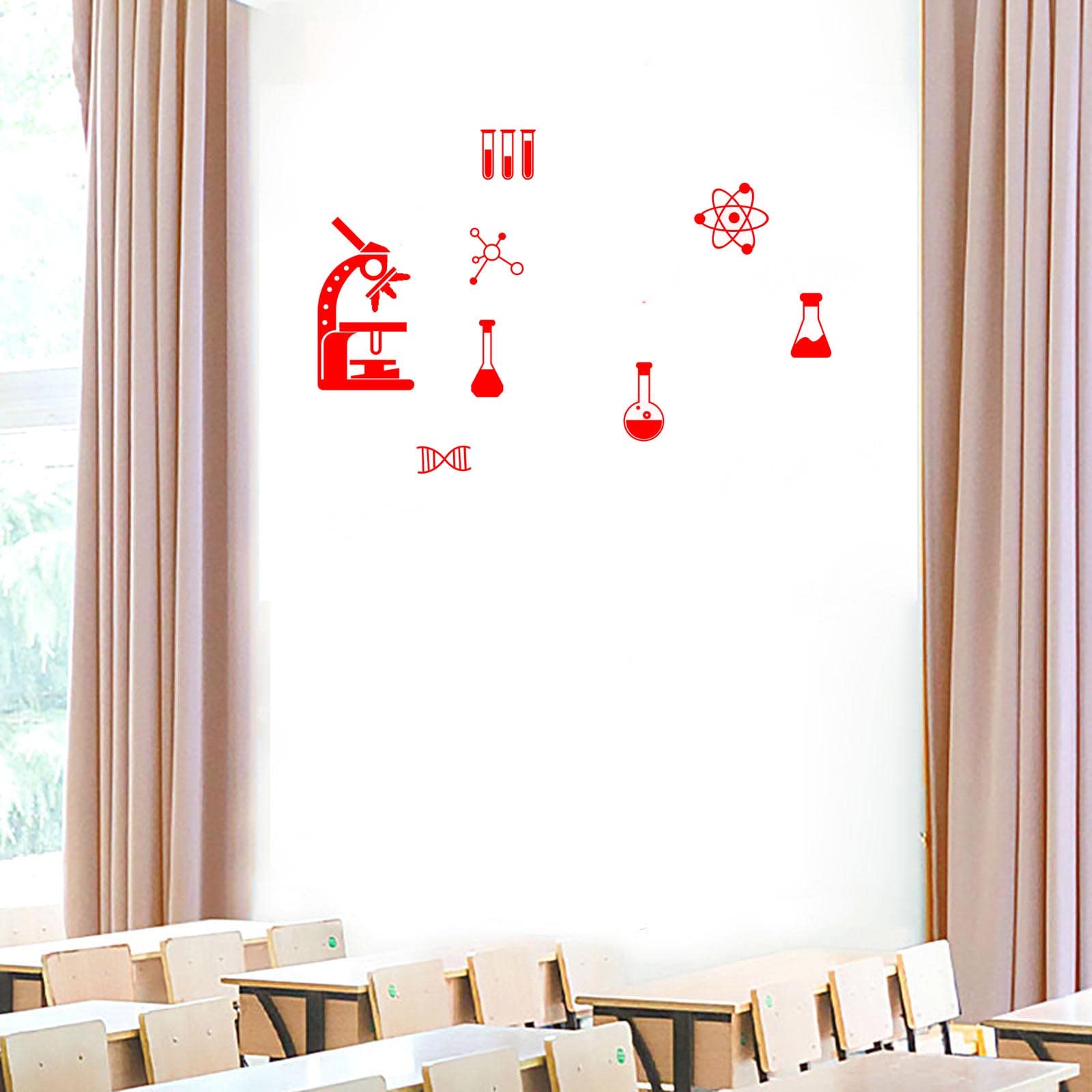 Wall Stickers & Murals Pasimy 46 Pieces Science Bulletin Board Set ...