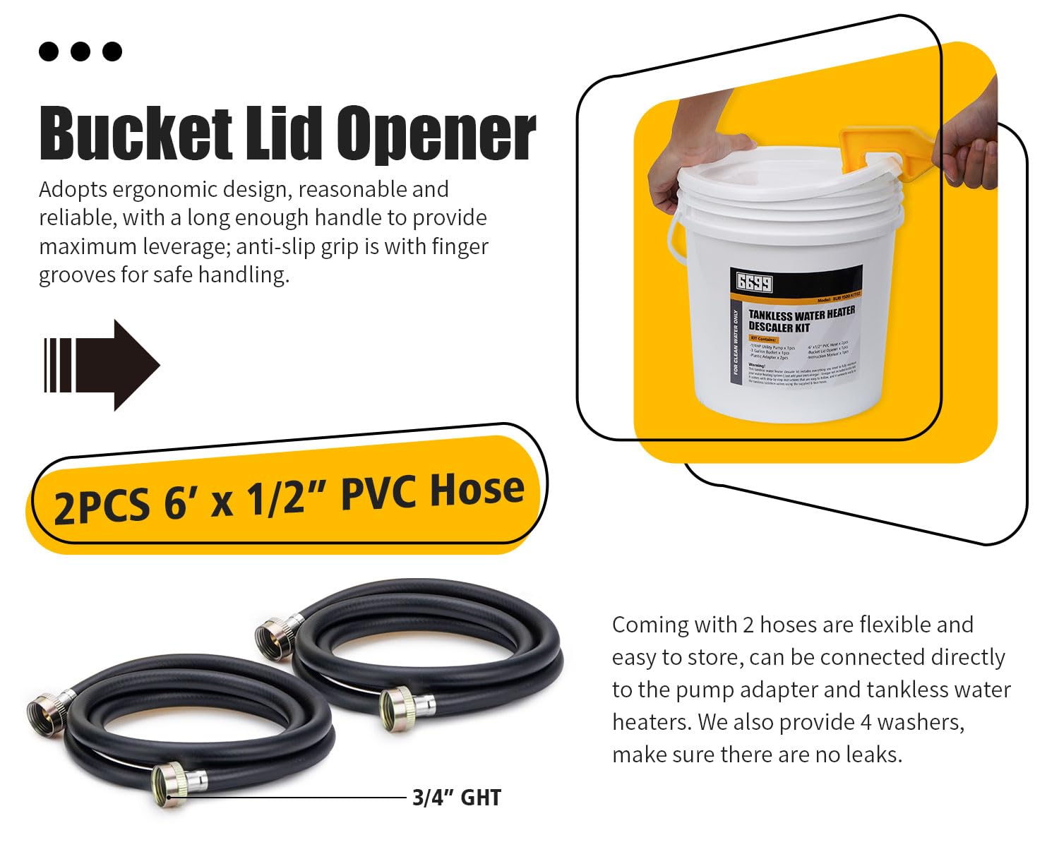 Snapklik.com : Tankless Water Heater Cleaning Kit Just Add Vinegar ...
