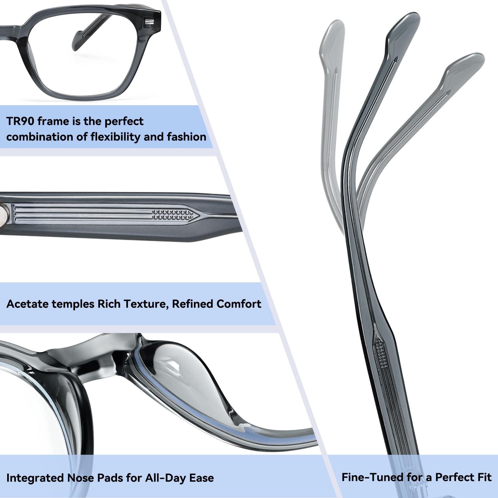Snapklik.com : Blue Light Glasses For Men Women Blue Light Blocking ...